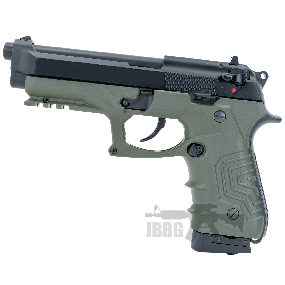 HG173 Tac M92 Co2 Metal Airsoft Pistol Green - Just BB Guns Ireland