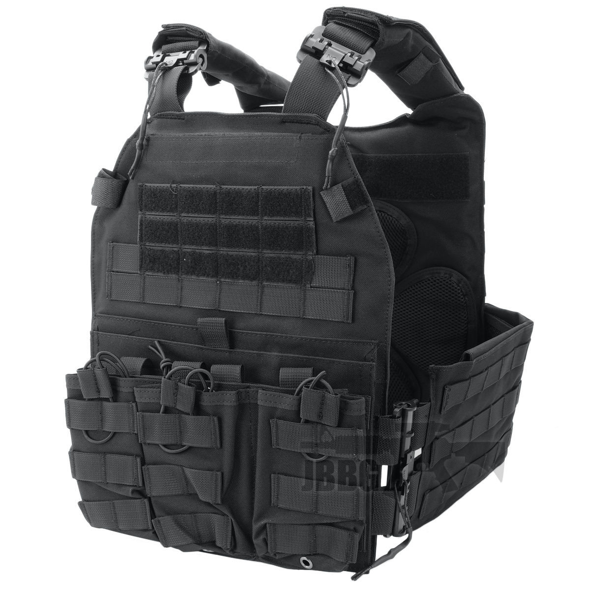 Trimex 0623-7 Plate Carrier Tactical Molle Vest Black
