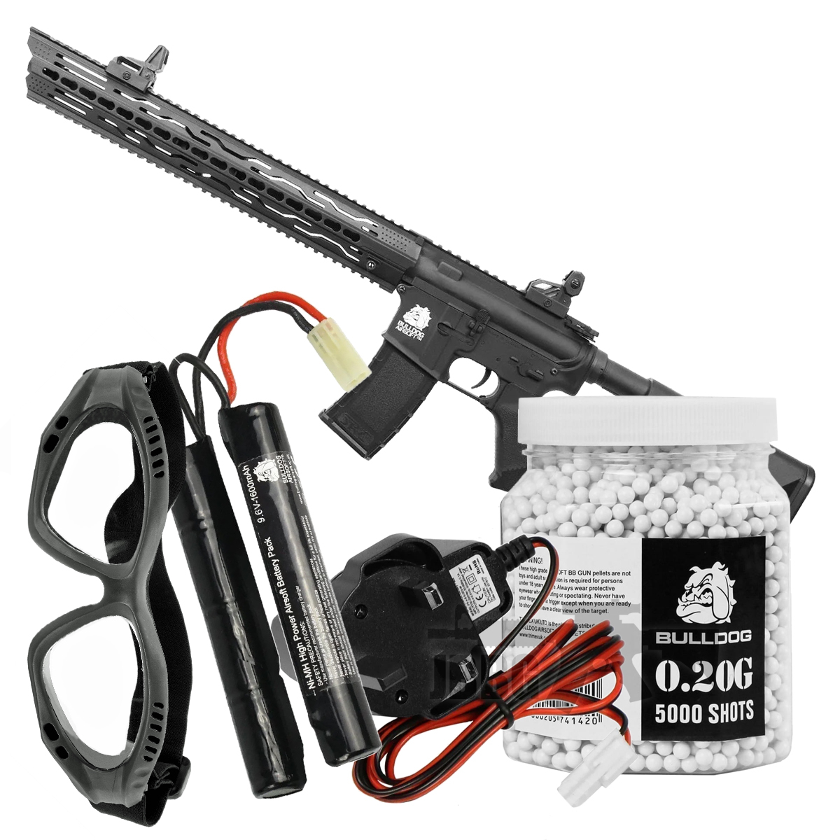 Bulldog SR4 ST Mamba P1 Airsoft Gun Bundle Offer | Just BB Guns Ireland