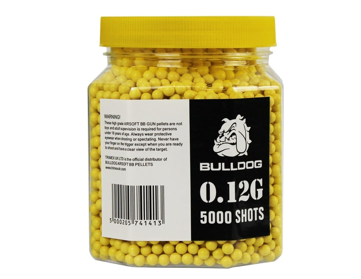 Bulldog 0.12g BB Yellow 5000 - Just BB Guns Ireland