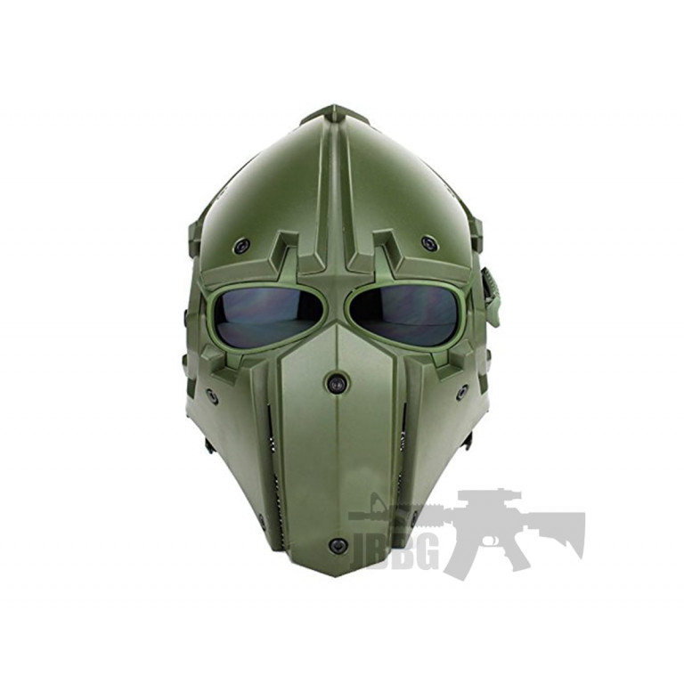 Airsoft Tactical Helmet with Full Face Mask at Just BB Guns Ireland