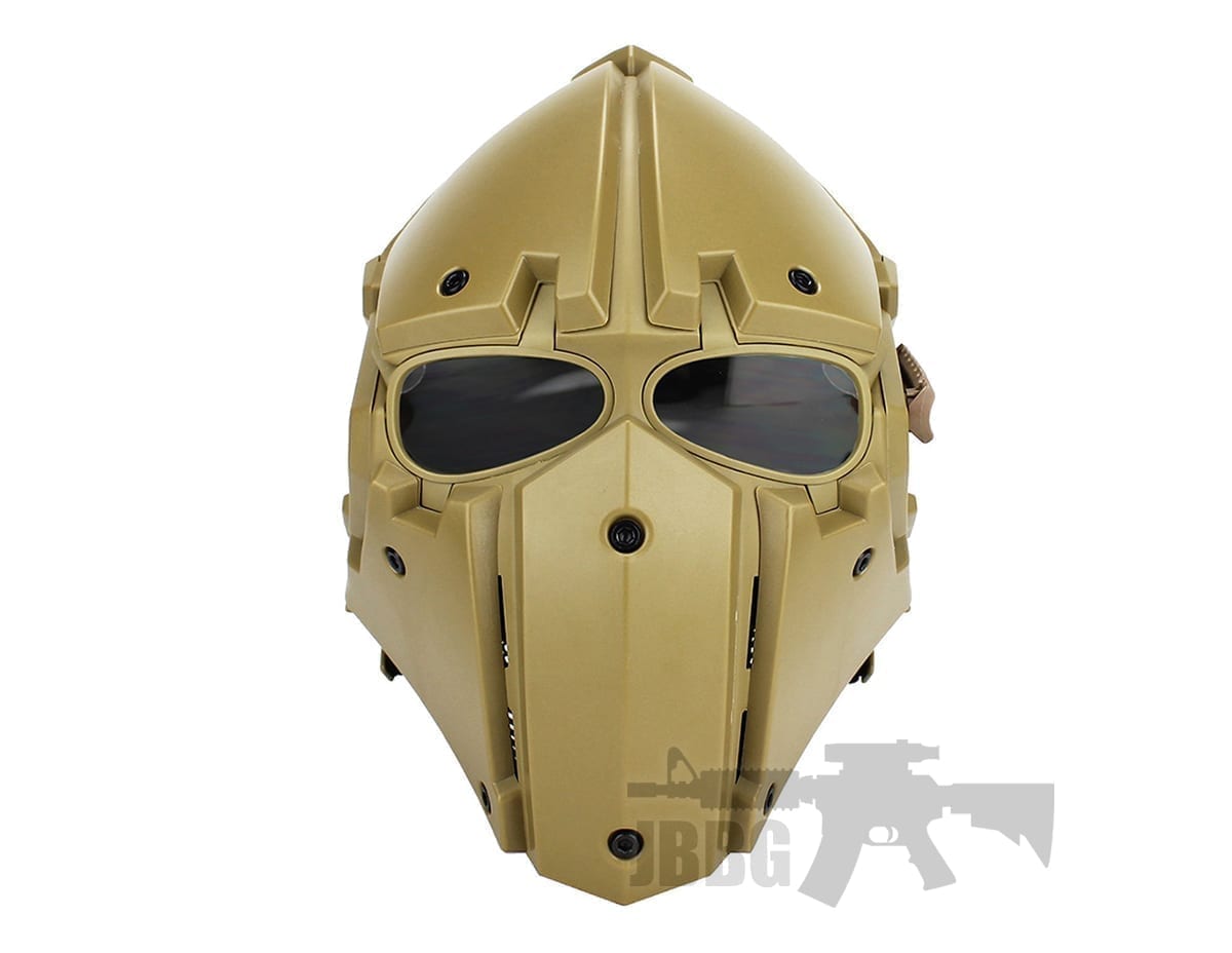 Airsoft Tactical Helmet with Full Face Mask - Just BB Guns Ireland