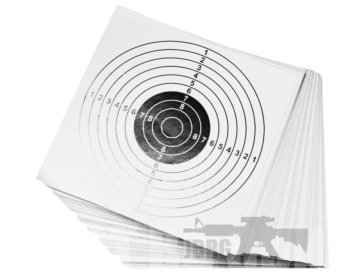 100 Card Airsoft Targets - Just BB Guns Ireland