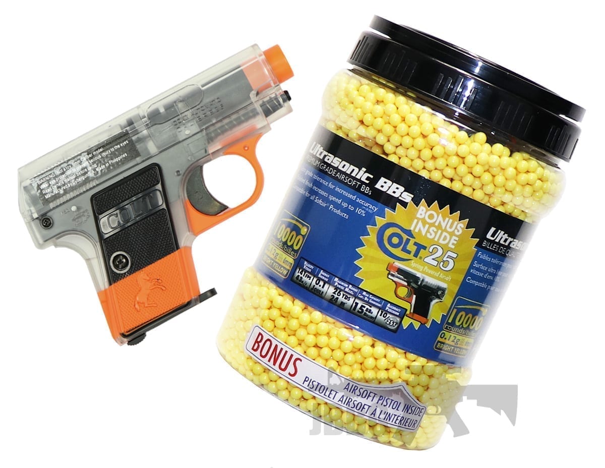 10K BB with Colt 25 Pistol - Just BB Guns Ireland