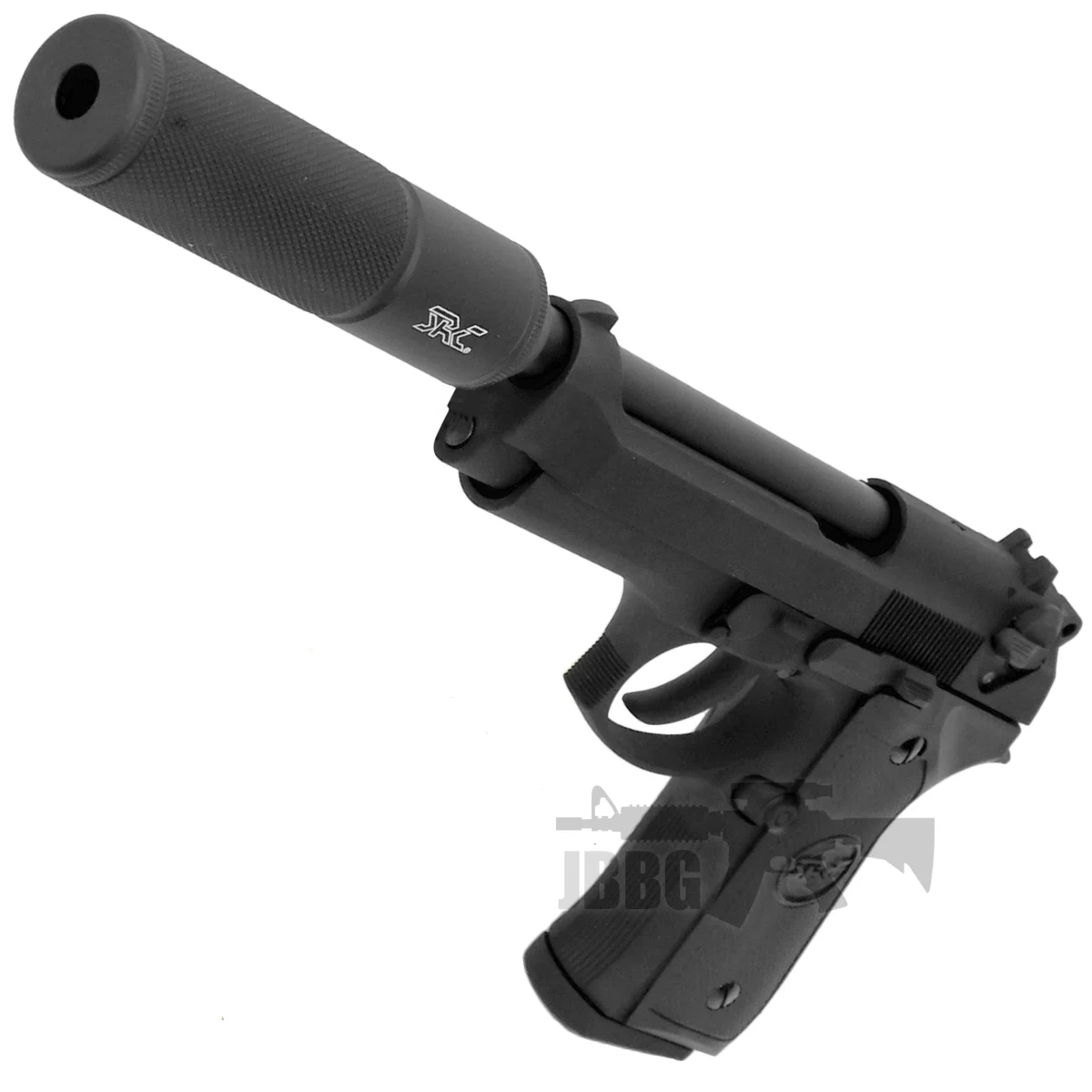 SR92 Co2 Airsoft Pistol with Silencer - Just BB Guns Ireland