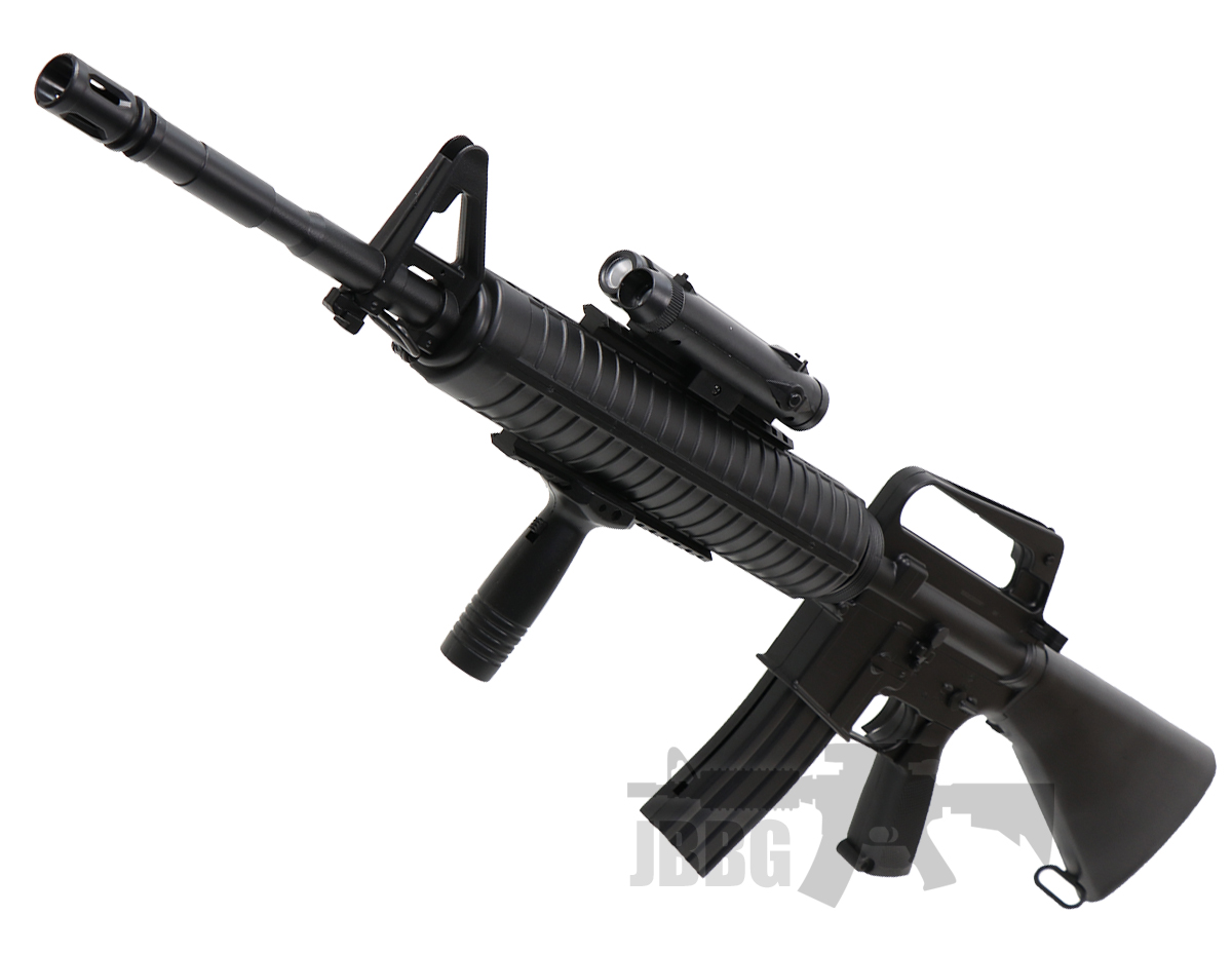 Well M16 A3 Carbine Spring Airsoft Rifle - Just BB Guns Ireland