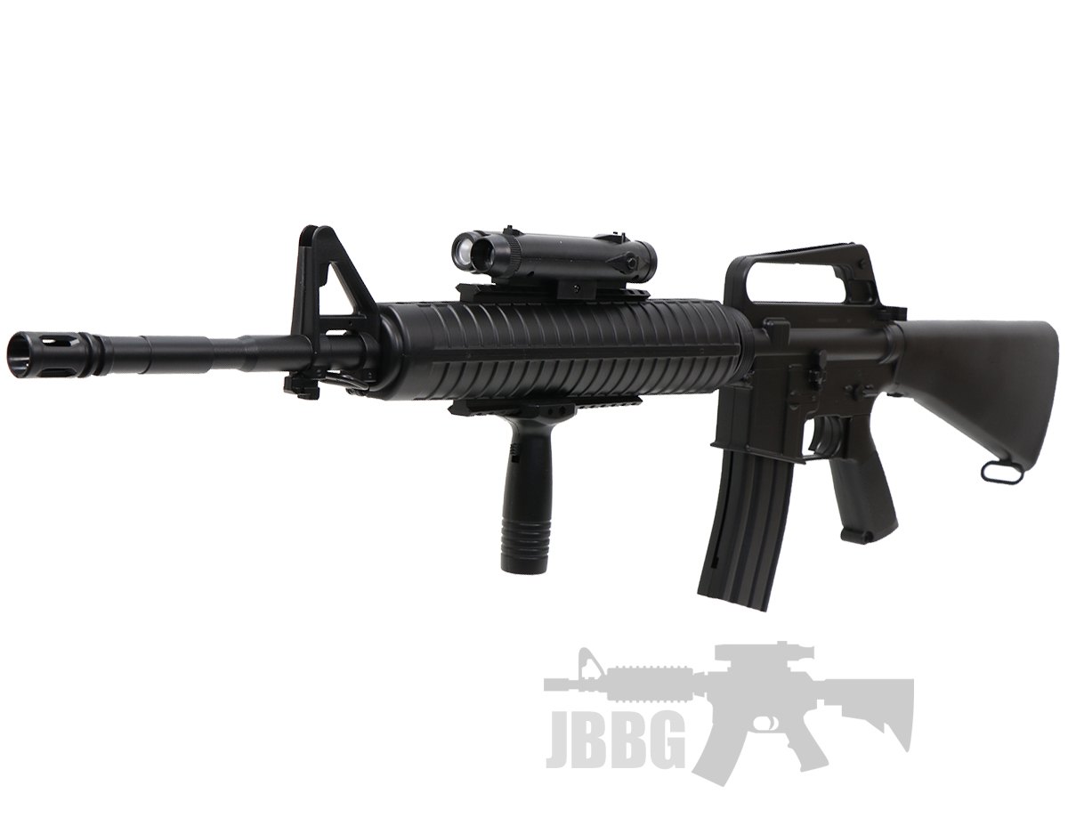 Well M16 A3 Carbine Spring Airsoft Rifle - Just BB Guns Ireland