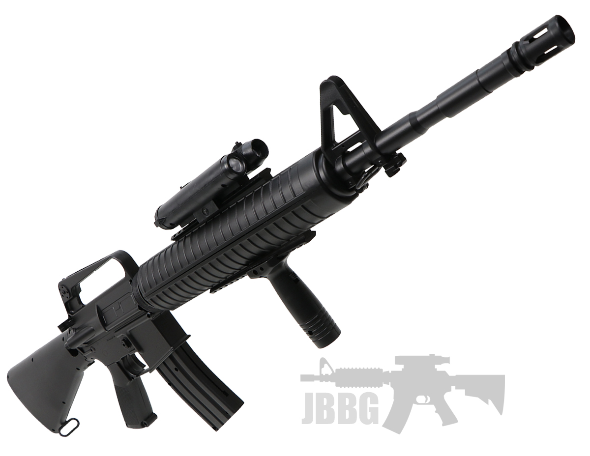 Well M16 A3 Carbine Spring Airsoft Rifle - Just BB Guns Ireland