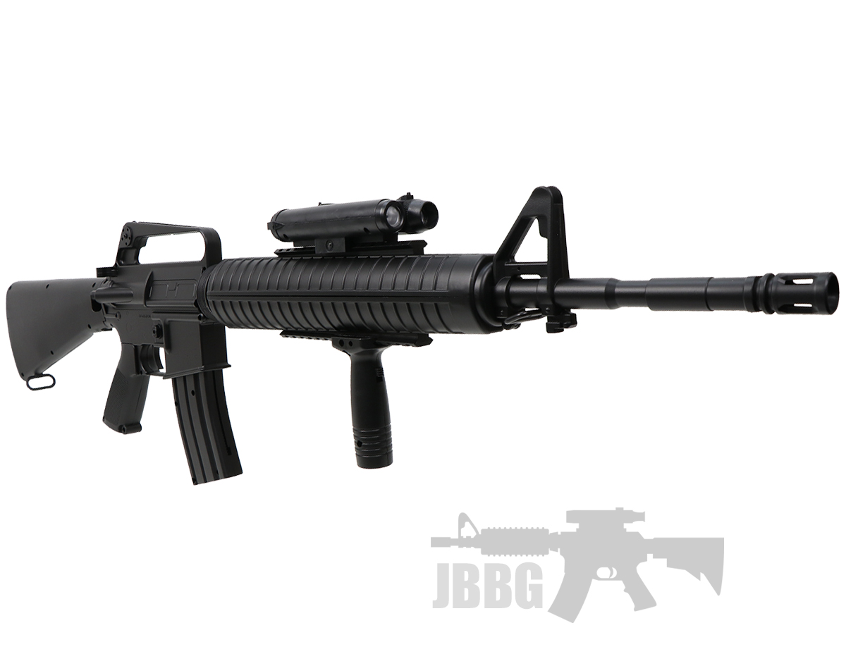Well M16 A3 Carbine Spring Airsoft Rifle - Just BB Guns Ireland
