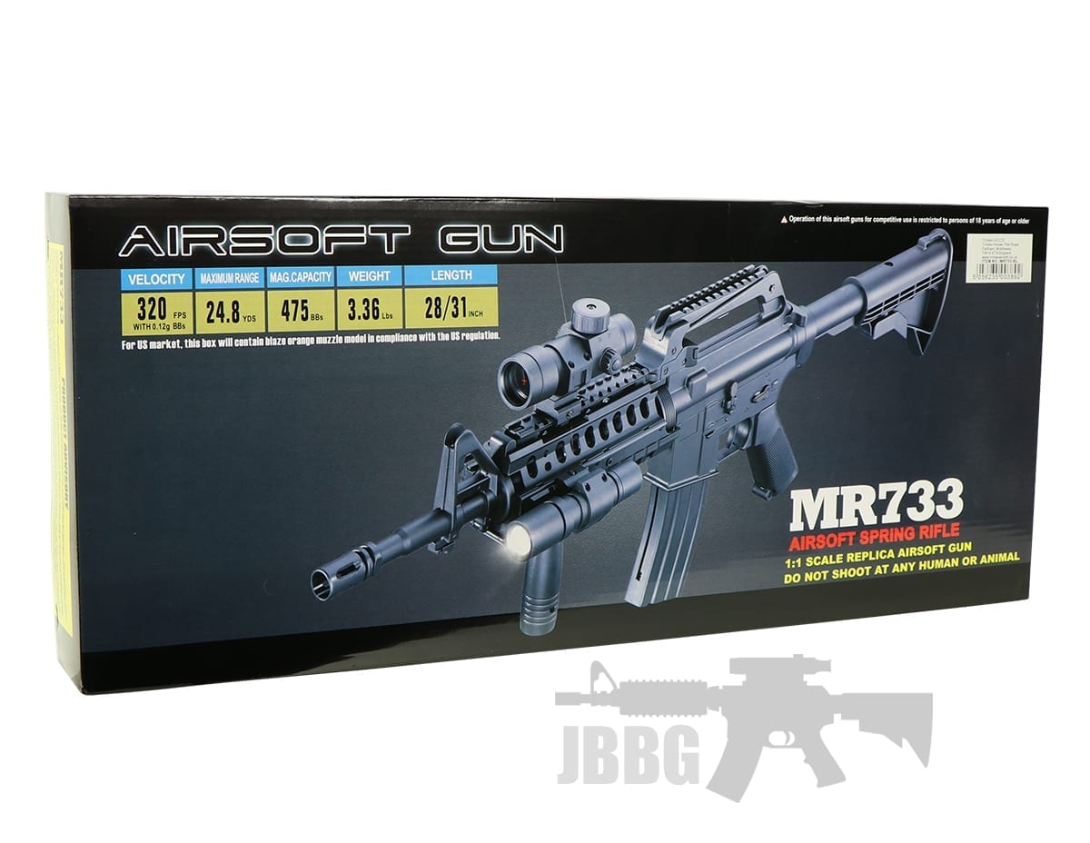Well Mr733 Spring Airsoft Rifle - Just BB Guns Ireland