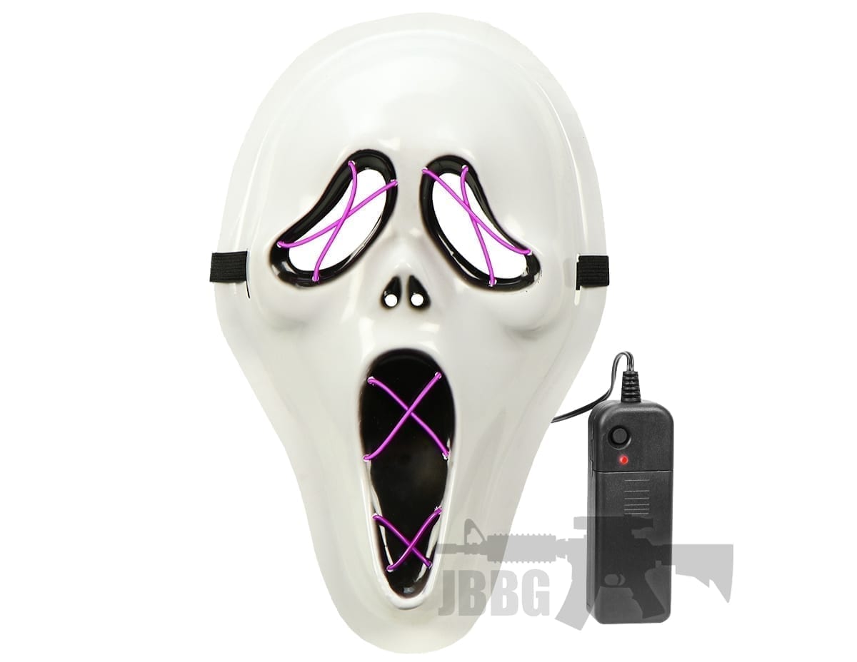 LED Purge Mask Scream - Just BB Guns Ireland