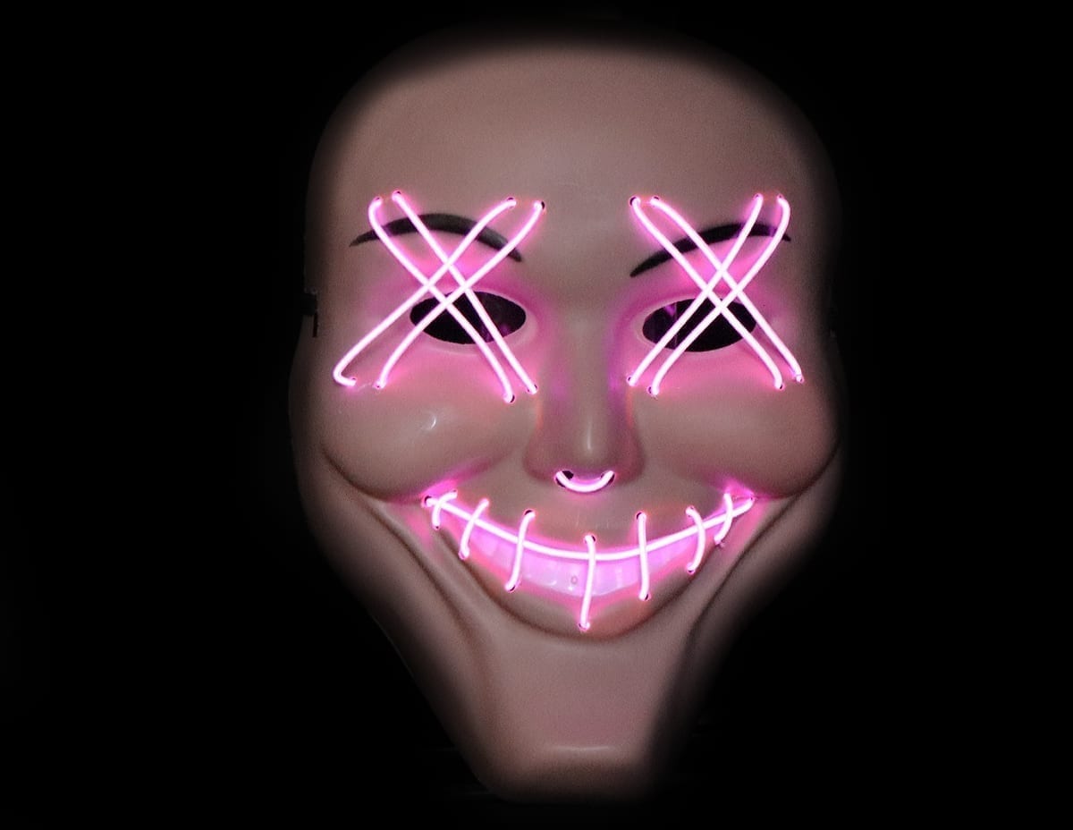 LED Purge Happy Mask - Just BB Guns Ireland