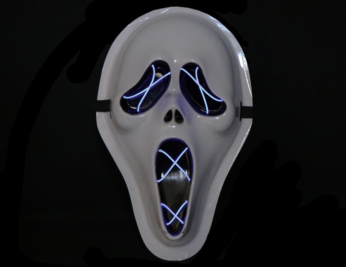 LED Purge Mask Scream - Just BB Guns Ireland