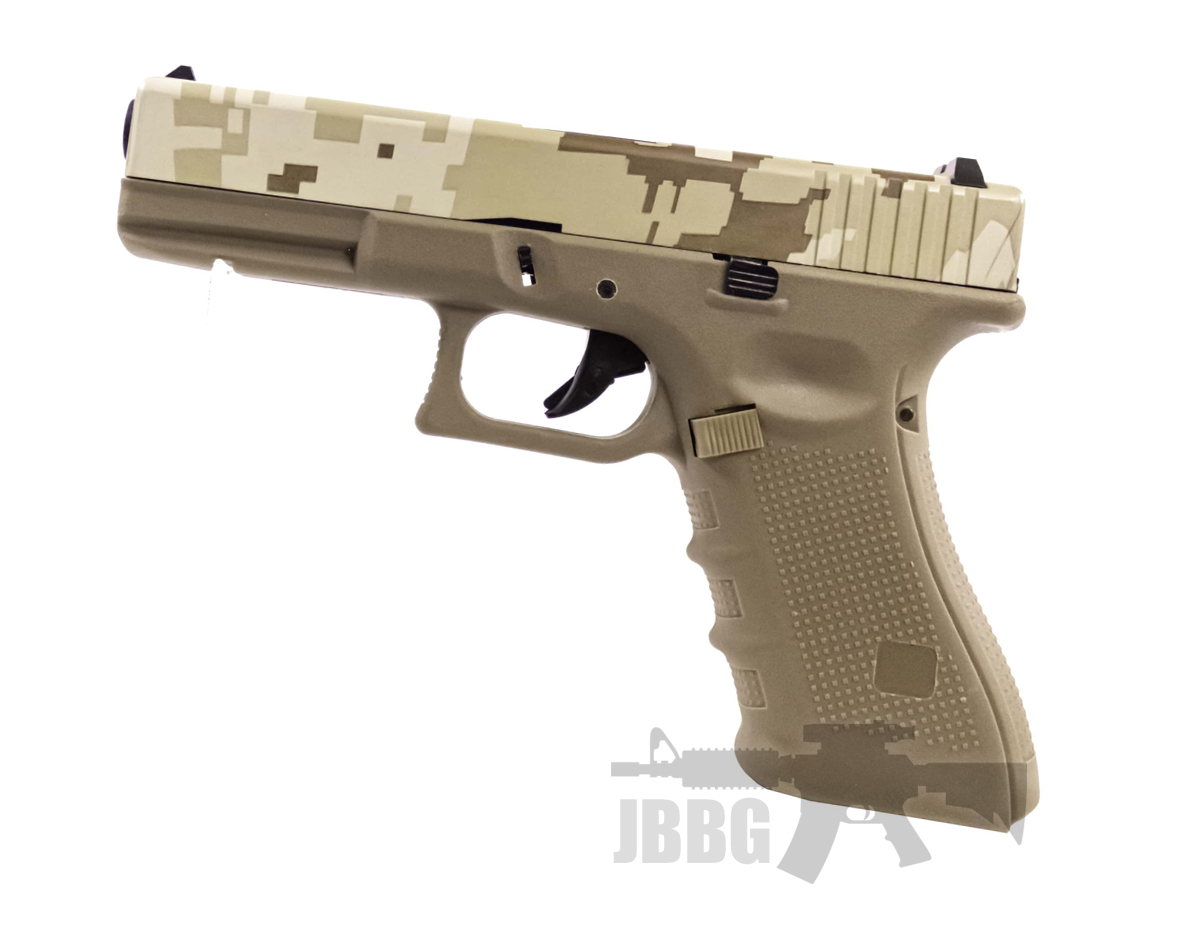 Raven EU17 GBB Airsoft Pistol Digi Camo Tan - Just BB Guns Ireland