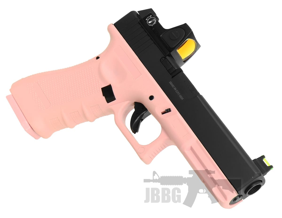 Raven EU17 Airsoft GBB Pistol Pink with BDS - Just BB Guns Ireland