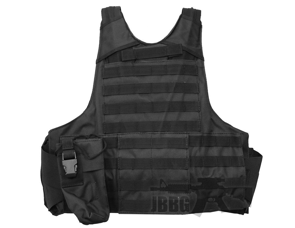 Trimex V005 Tactical Vest Black - Just BB Guns Ireland