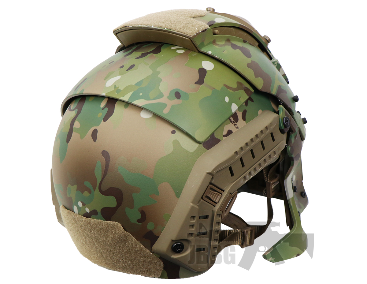 Medieval Iron Warrior Full Head Coverage Airsoft Helmet and Mask