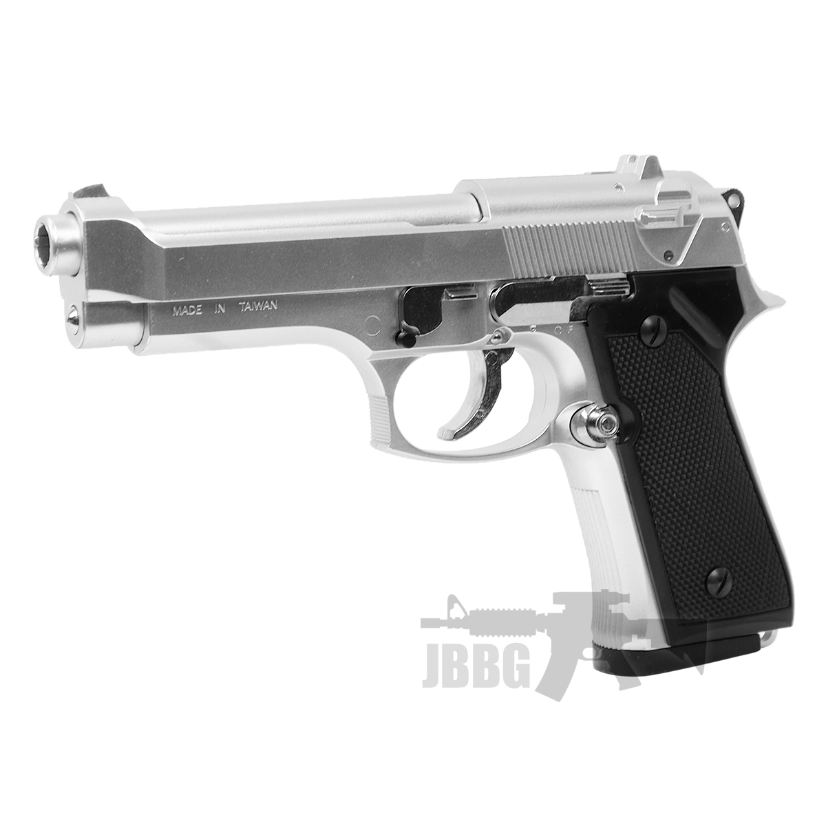 HA118 Airsoft Spring BB Pistol Silver - Just BB Guns Ireland