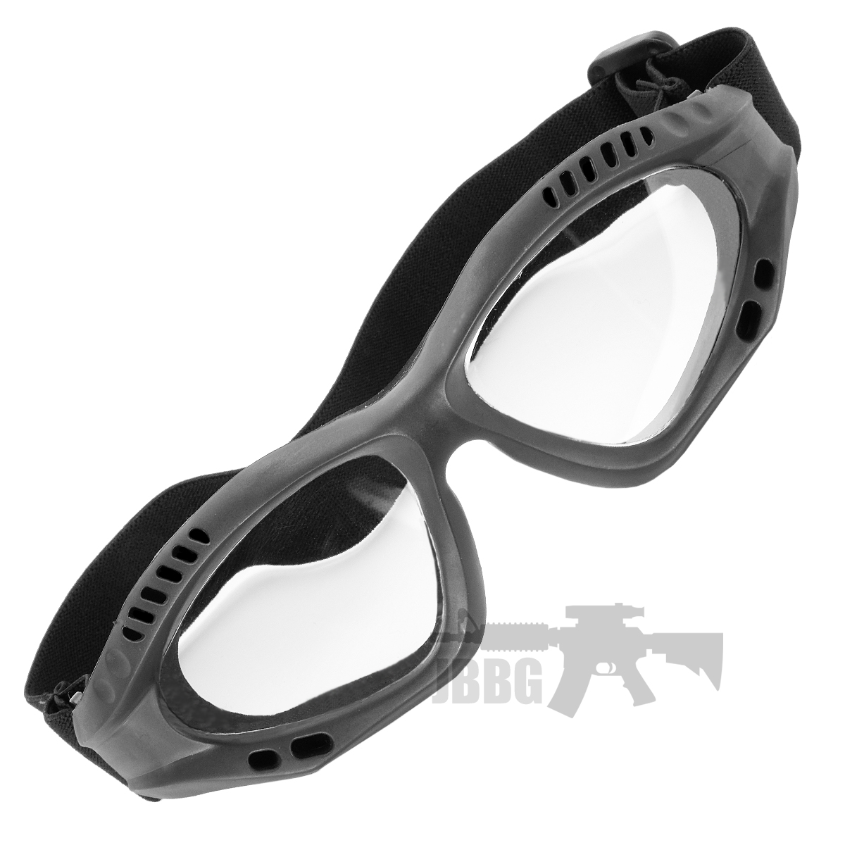 Bulldog M2 Airsoft Goggles Black With Polycarbonate Lens