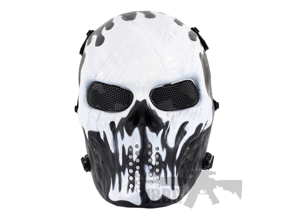 Painted Skull Airsoft Mask - Just BB Guns Ireland