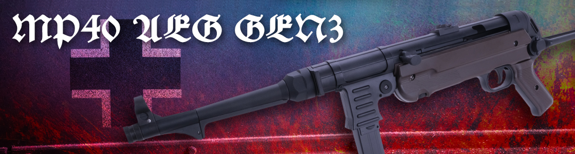 SR40 MP40 AEG Gen3 Airsoft Gun SRC - Just BB Guns Ireland