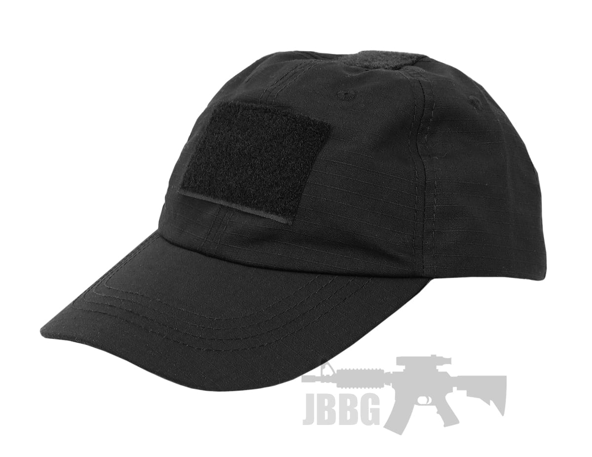 Black Airsoft Cap - Just BB Guns Ireland
