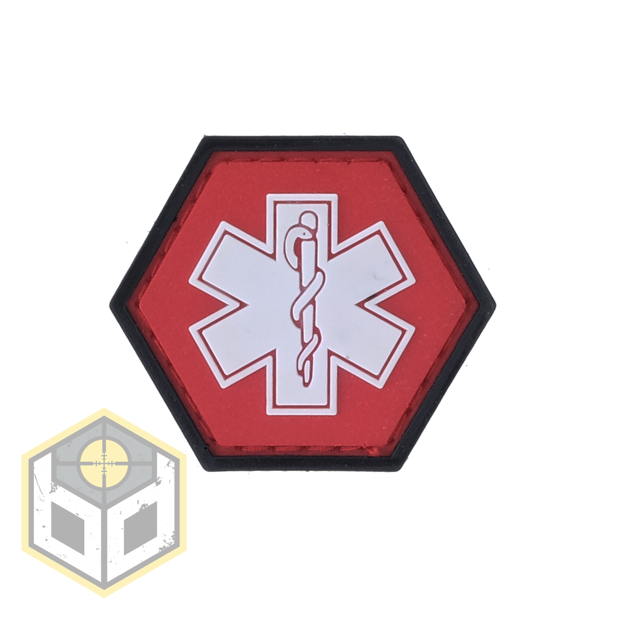 Medic Patch Red Ballistic Hex Patch BH00020 - Just BB Guns Ireland