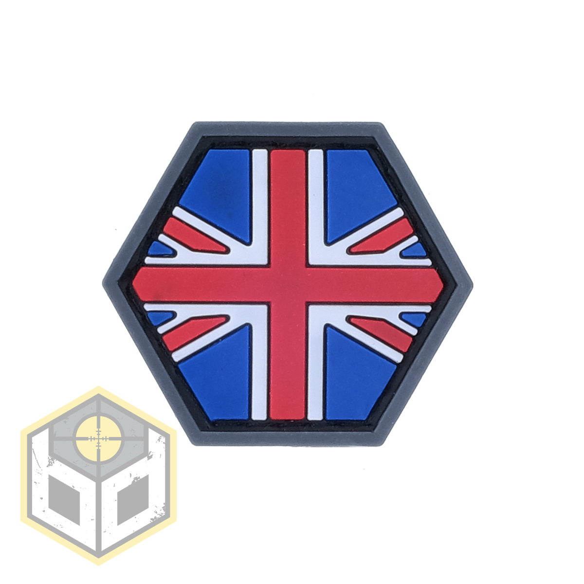 UK Flag Full Colour Ballistic Hex Patch BH00039 - Just BB Guns Ireland