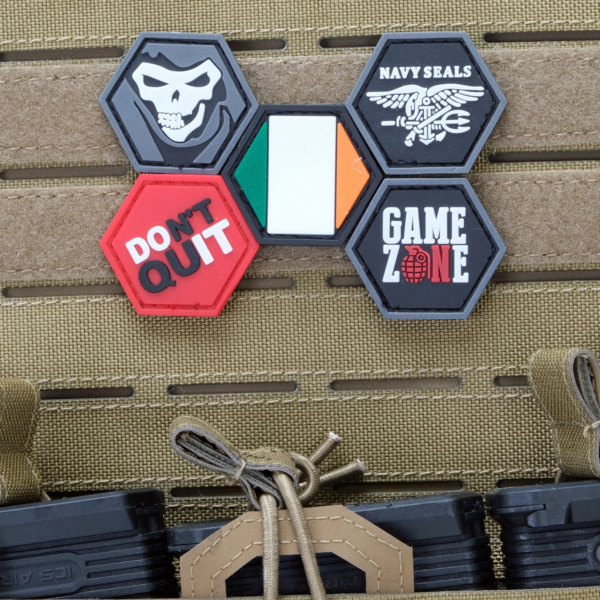 Irish Flag Ballistic Hex Patch BH00003 - Just BB Guns Ireland