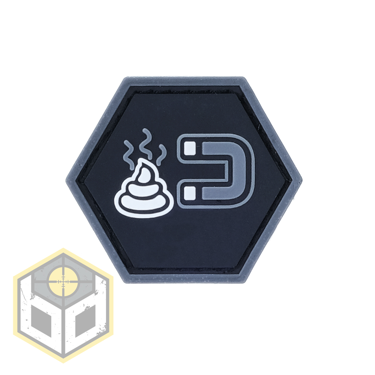 Shit Magnet Dark Ballistic Hex Patch BH00041 - Just BB Guns Ireland