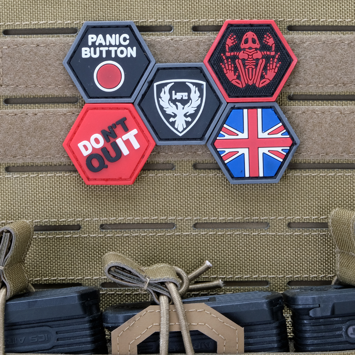 HFC Ballistic Hex Patch BH00044 - Just BB Guns Ireland