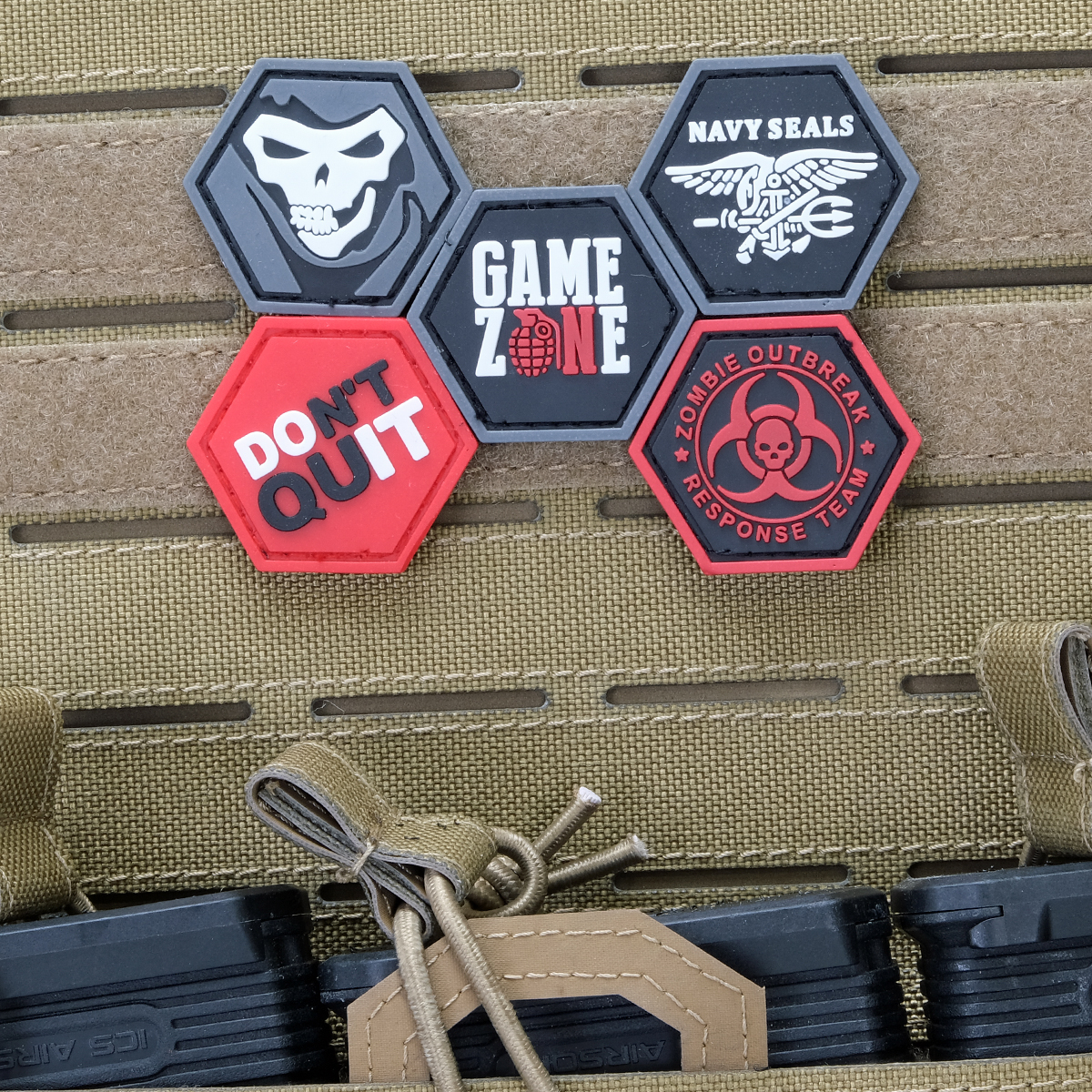 Game Zone Gamer Ballistic Hex Patch BH00048 - Just BB Guns Ireland