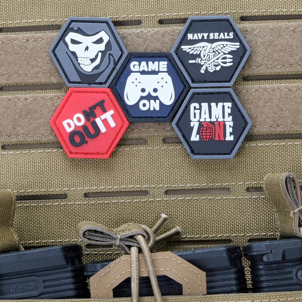 Game On Gamer Ballistic Hex Patch BH00051 - Just BB Guns Ireland