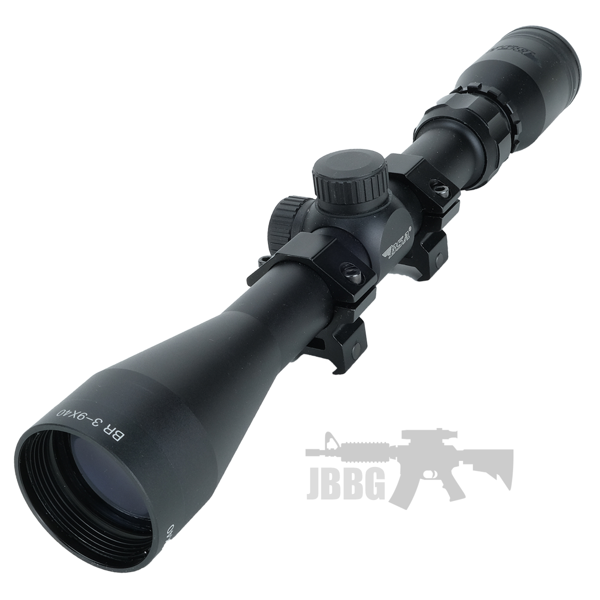3-9X40 BSA Rifle Scope with Tactical Mounts