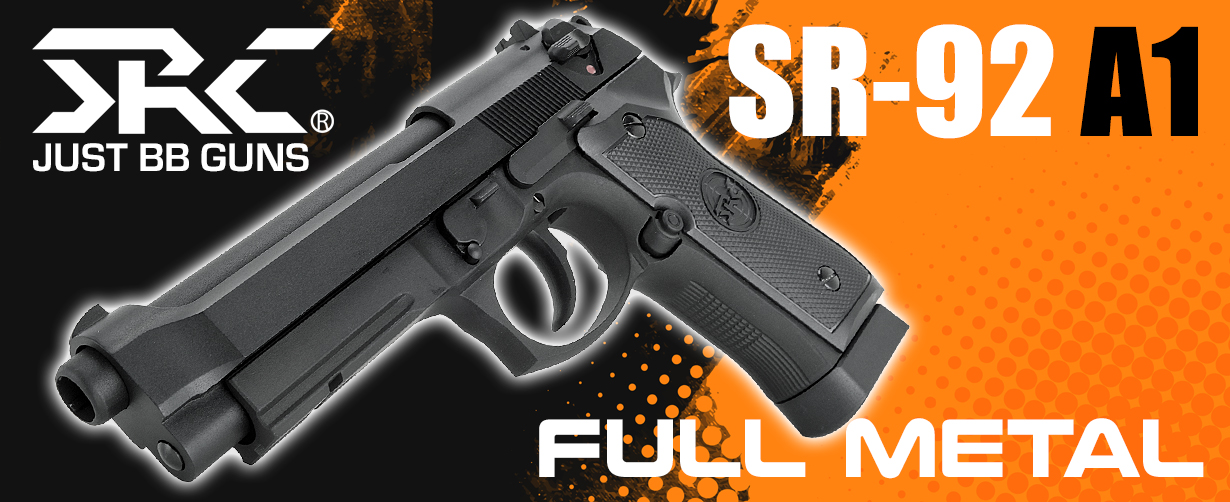 SR-92 A1 Co2 Blowback Full Metal Airsoft Pistol