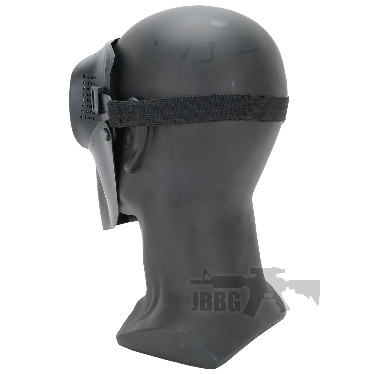 SRC Full Face Fly Airsoft Mask V2 Black with Round Holes
