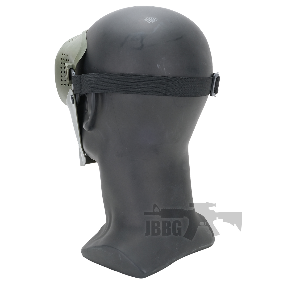 SRC Full Face Fly Airsoft Mask V2 Dark Green with Round Holes