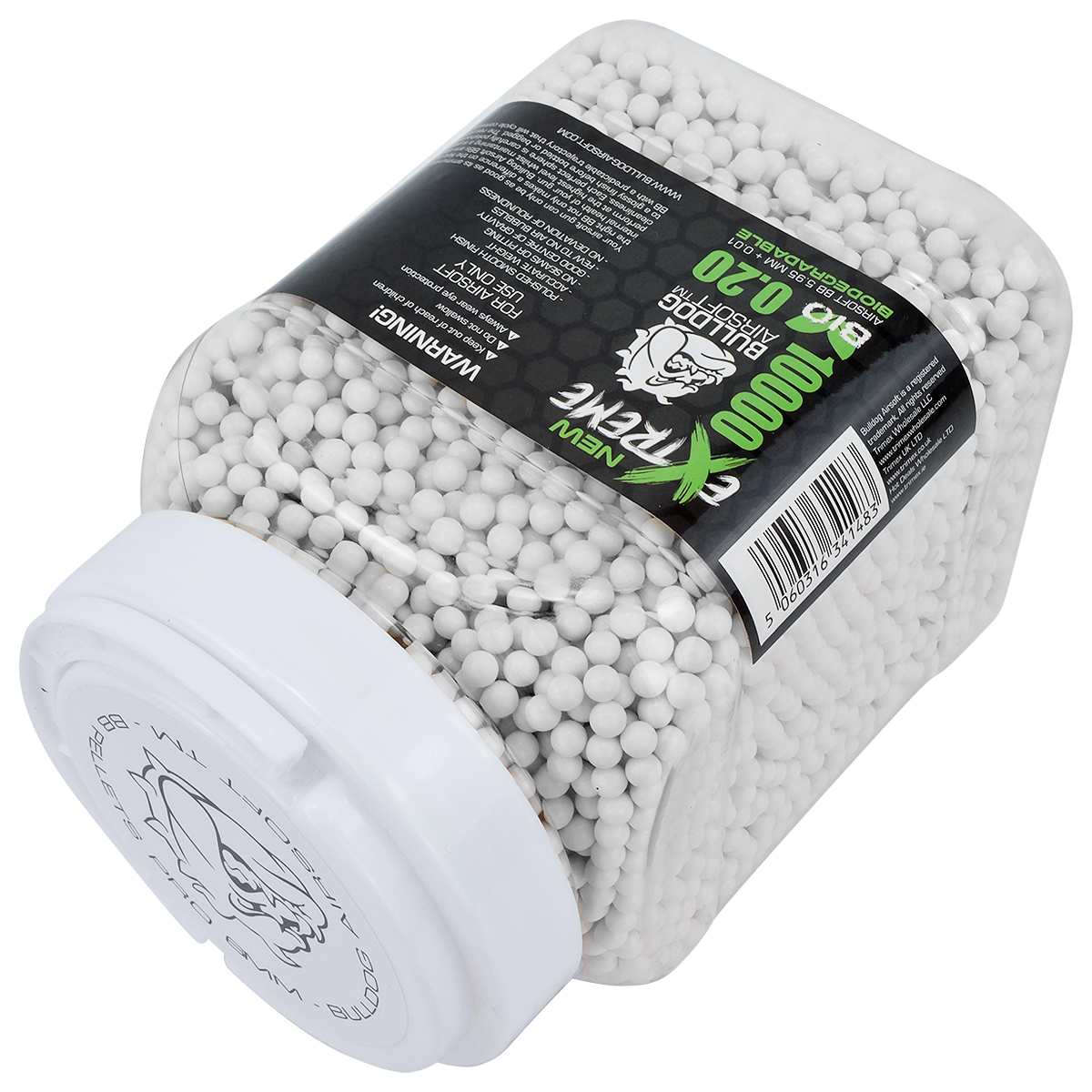 Extreme Bulldog 0.20g Bio 10000 Airsoft BB Pellets (NEW)