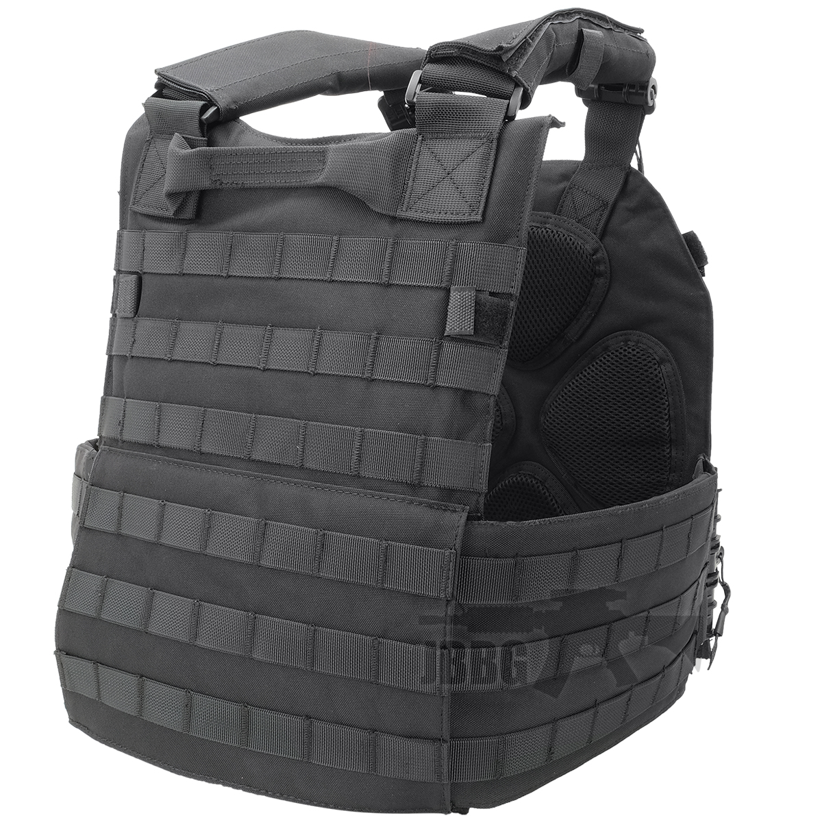 Trimex 0623-7 Plate Carrier Tactical Molle Vest Black