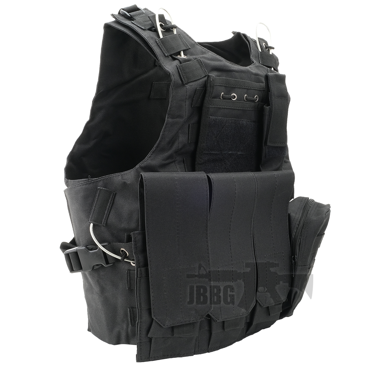 Trimex 0623-8 Tactical Molle Vest Black - Just BB Guns Ireland