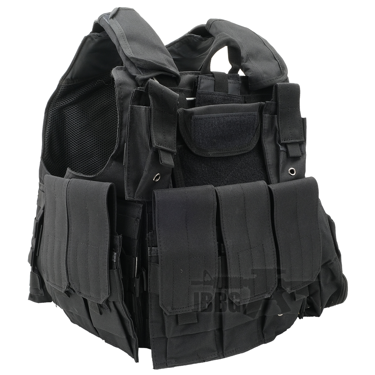 Trimex 0623-5 Tactical Molle Vest Black - Just BB Guns Ireland