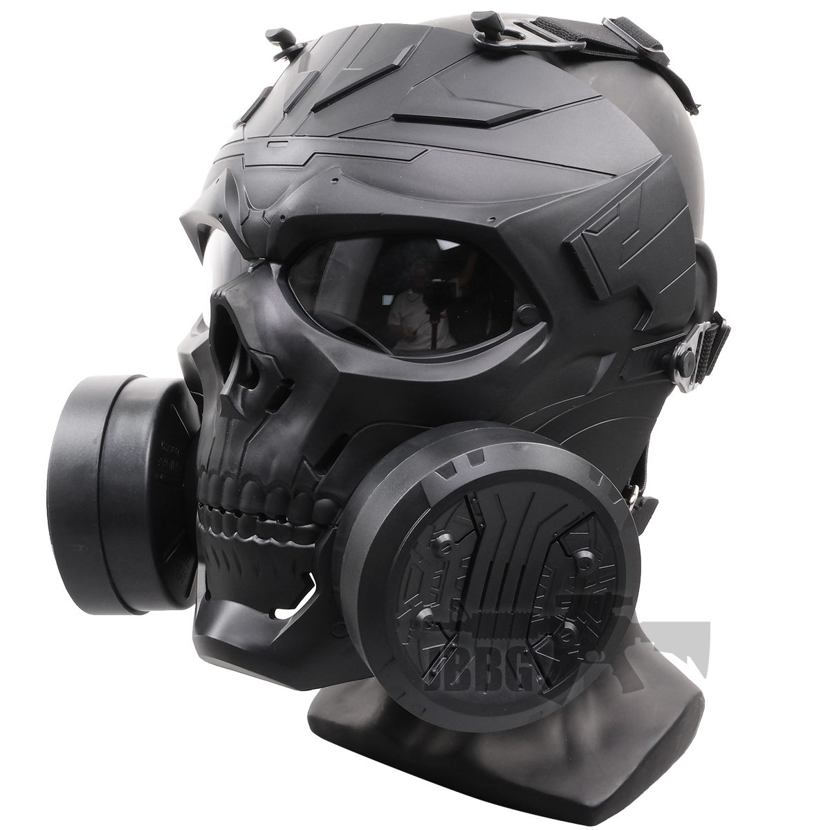 TX M038BK M10 Airsoft Full Face Protection Gas Mask Black