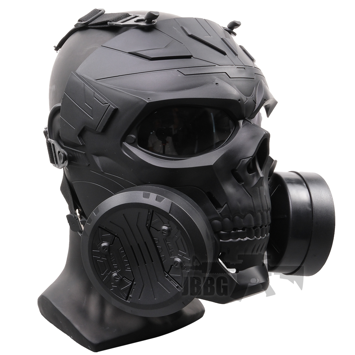 TX M038BK M10 Airsoft Full Face Protection Gas Mask Black