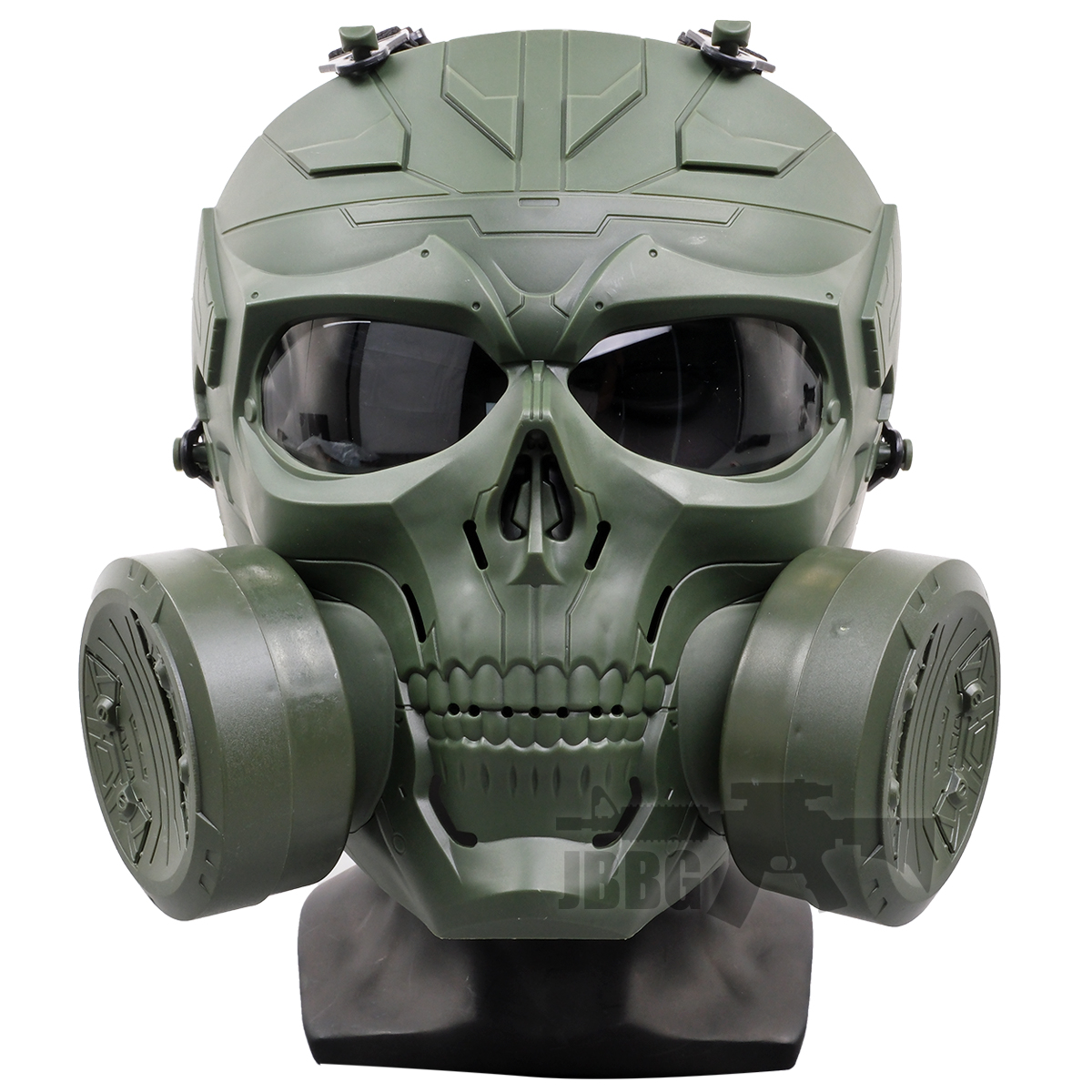 TX M038BK M10 Airsoft Full Face Protection Gas Mask Green