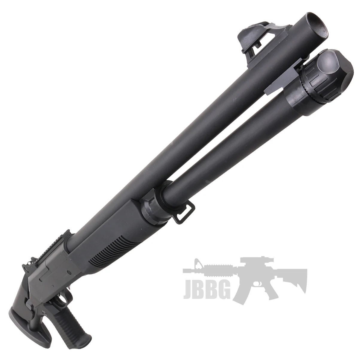 M56DLBK Double Eagle Pump Action Multi Shot Airsoft Shotgun