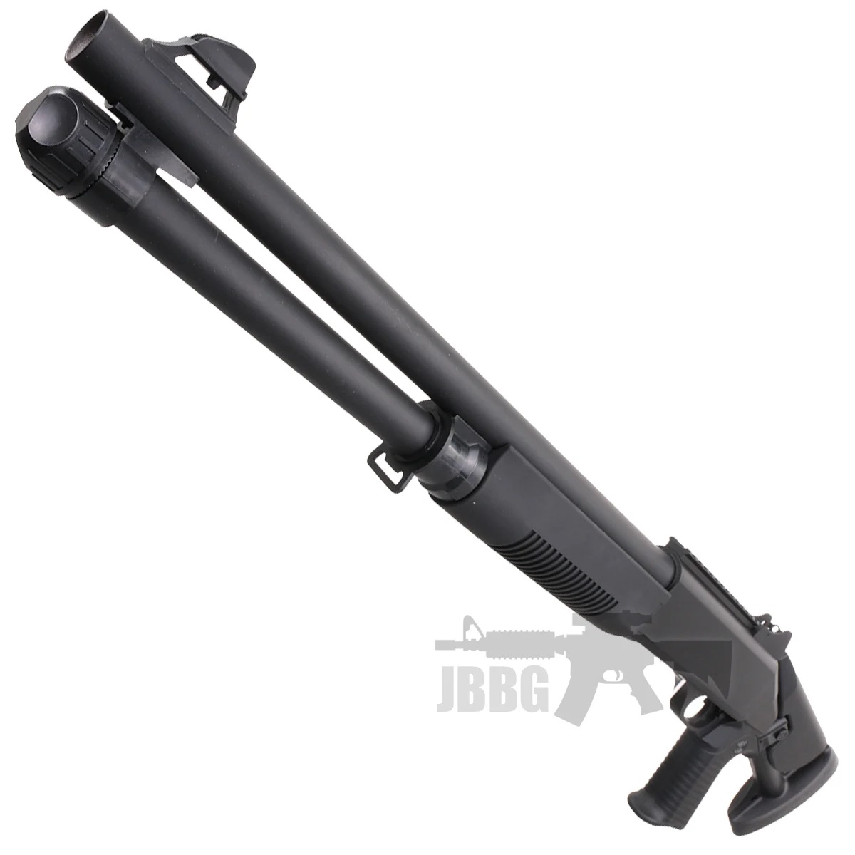M56DLBK Double Eagle Pump Action Multi Shot Airsoft Shotgun