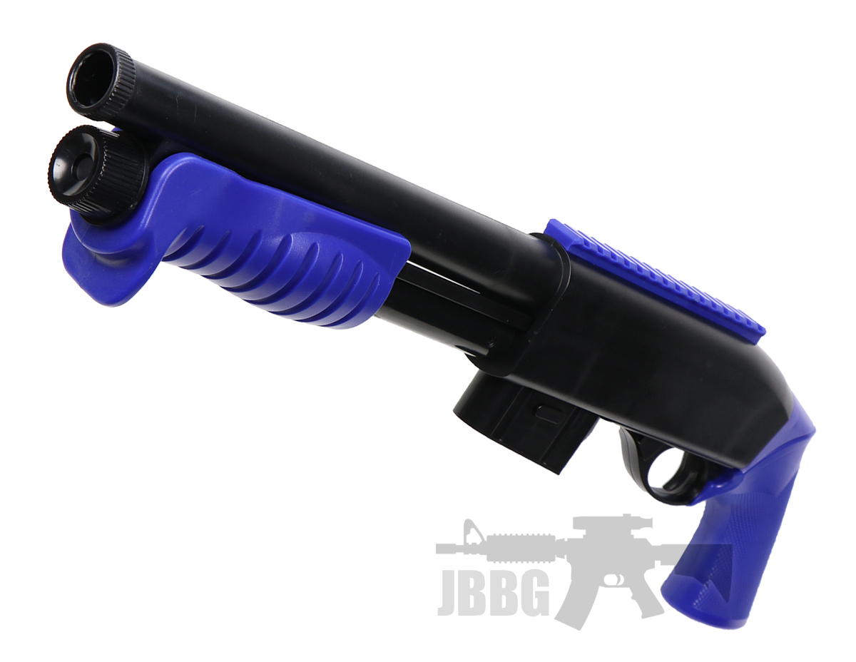 M401 Breacher Pump Action Tactical Shotgun Blue - Just BB Guns Ireland