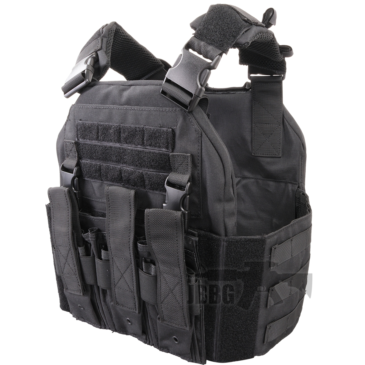 TX V050 Plate Carrier Airsoft Molle Tactical Vest Black