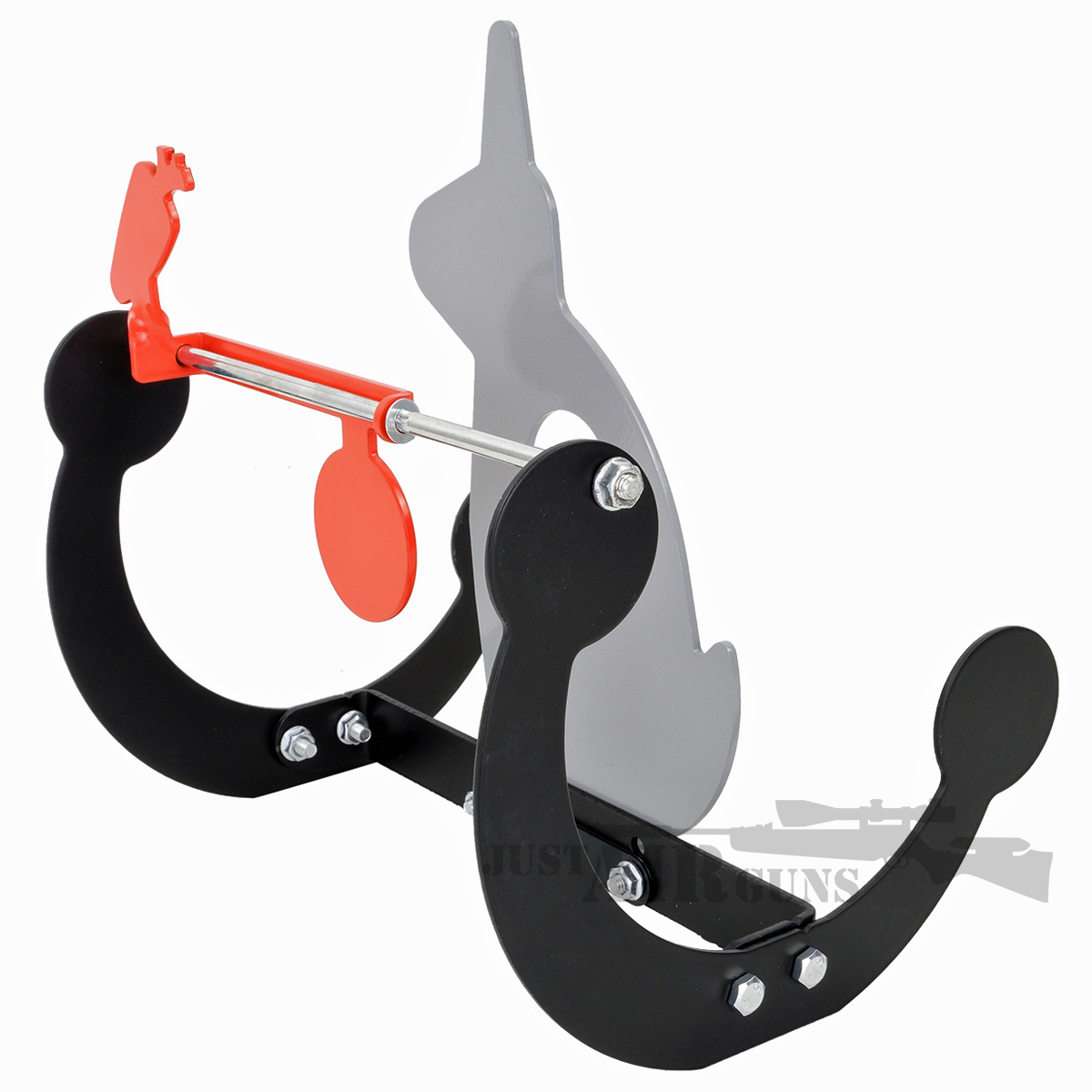 Knockdown Rocking White Rabbit Metal Target 153872