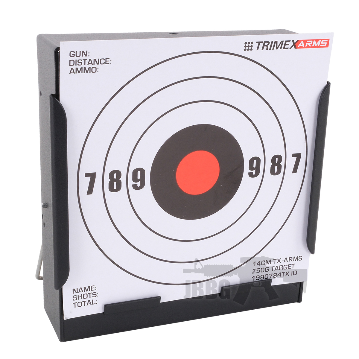 100 Card Targets 14cm Square White Trimex Arms 1990784TX